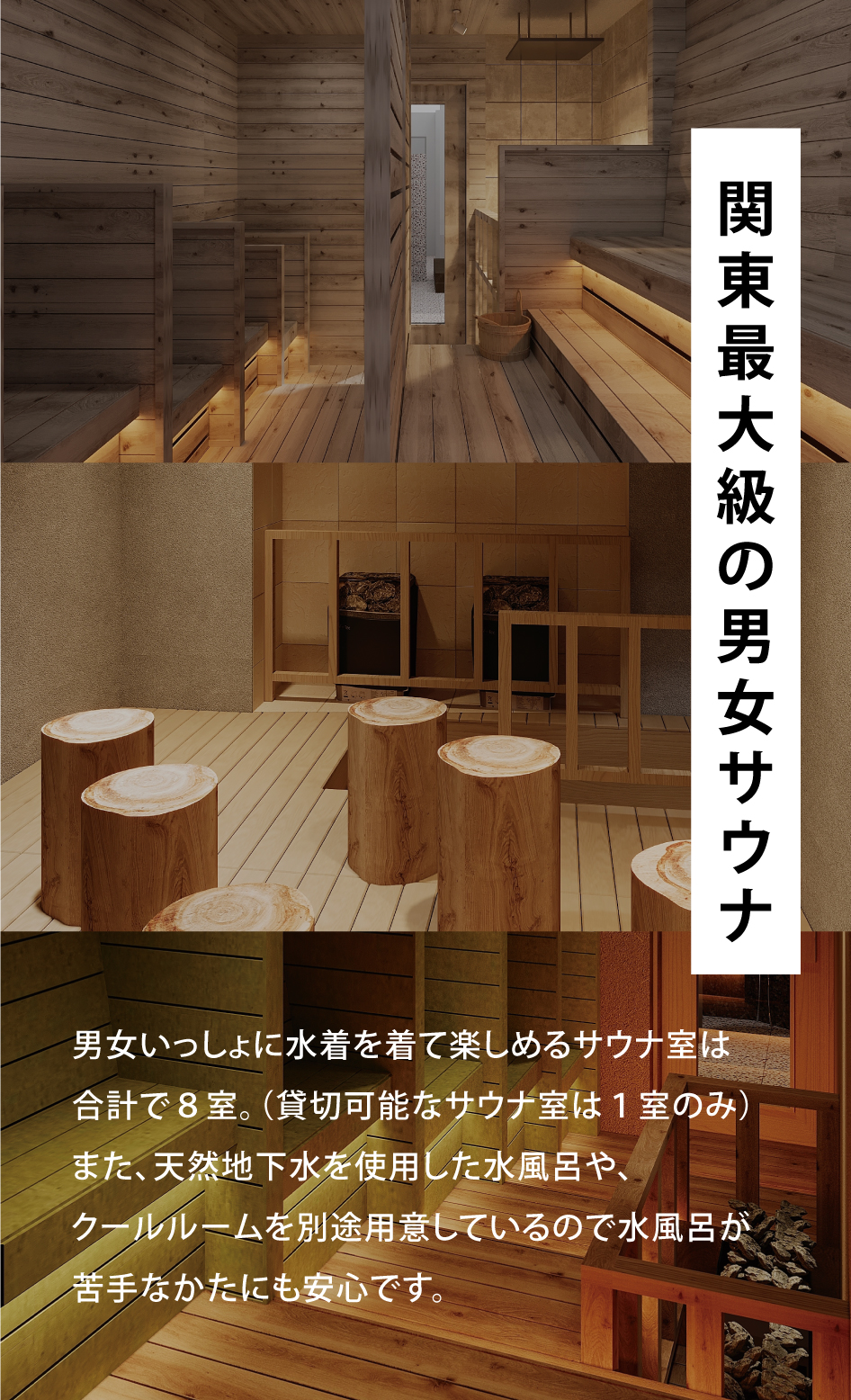 サウナ｜常総ONSEN&SAUNA お湯むすび｜圏央道 常総IC おりてすぐ